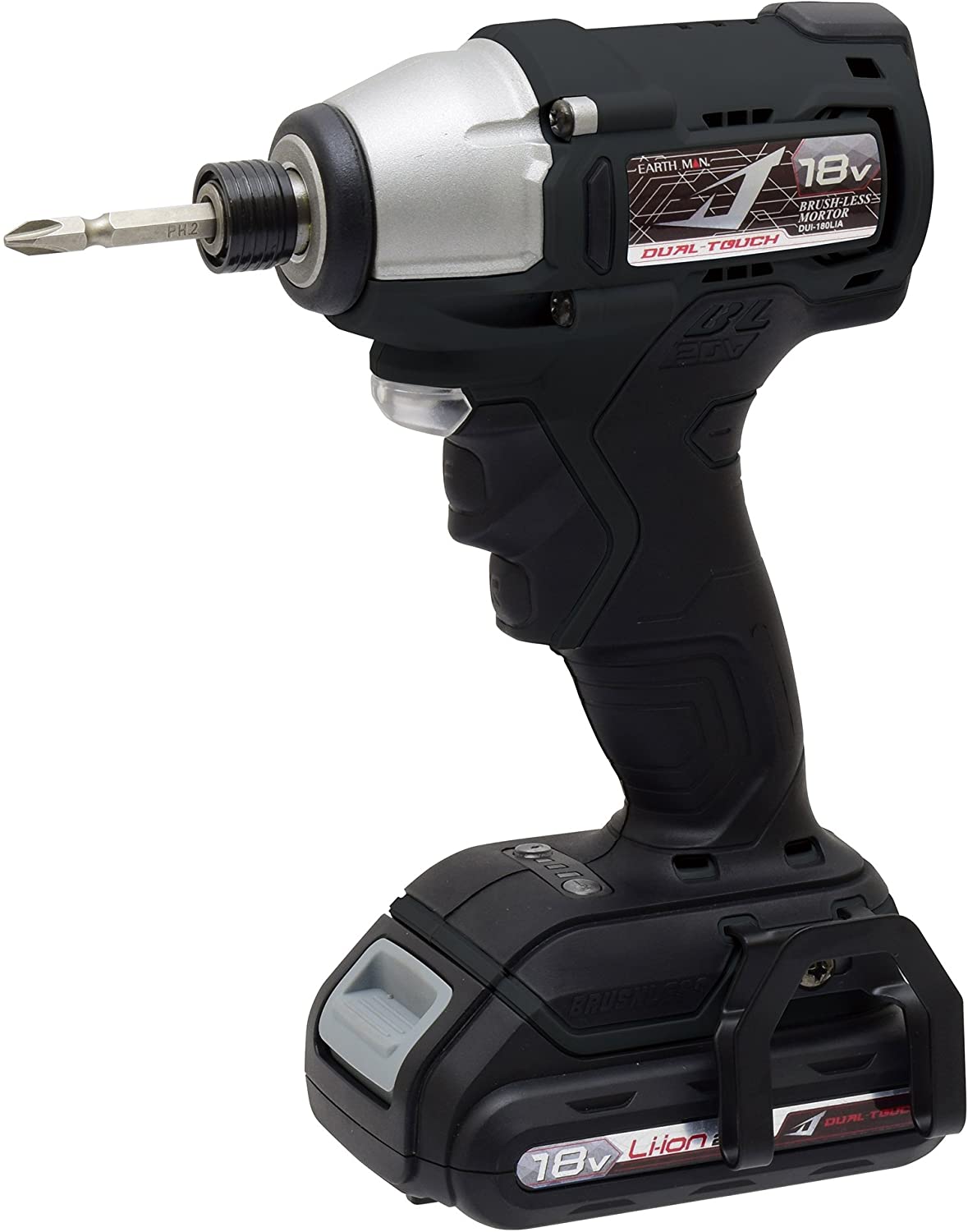 Takagi(髙儀) 高儀 EARTH MAN 18V 充電式 インパクトドライバー Dual Touch DUI-180LiA - 買取 ...