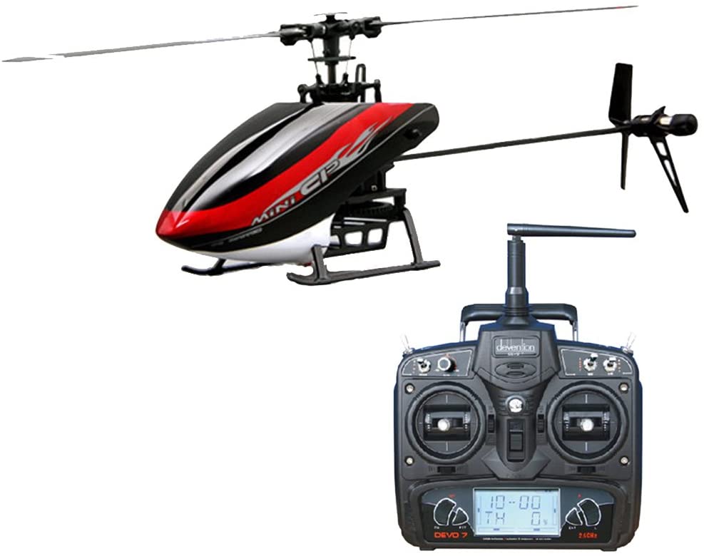 WALKERA（ワルケラ） 6ch 小型ヘリ Mini CP + DEVO7 プロポ付きセット モード2 RTF 3軸ジャイロ 3Dフライト対応 2.4Ghzプロポ HM-Minicpm2 ...